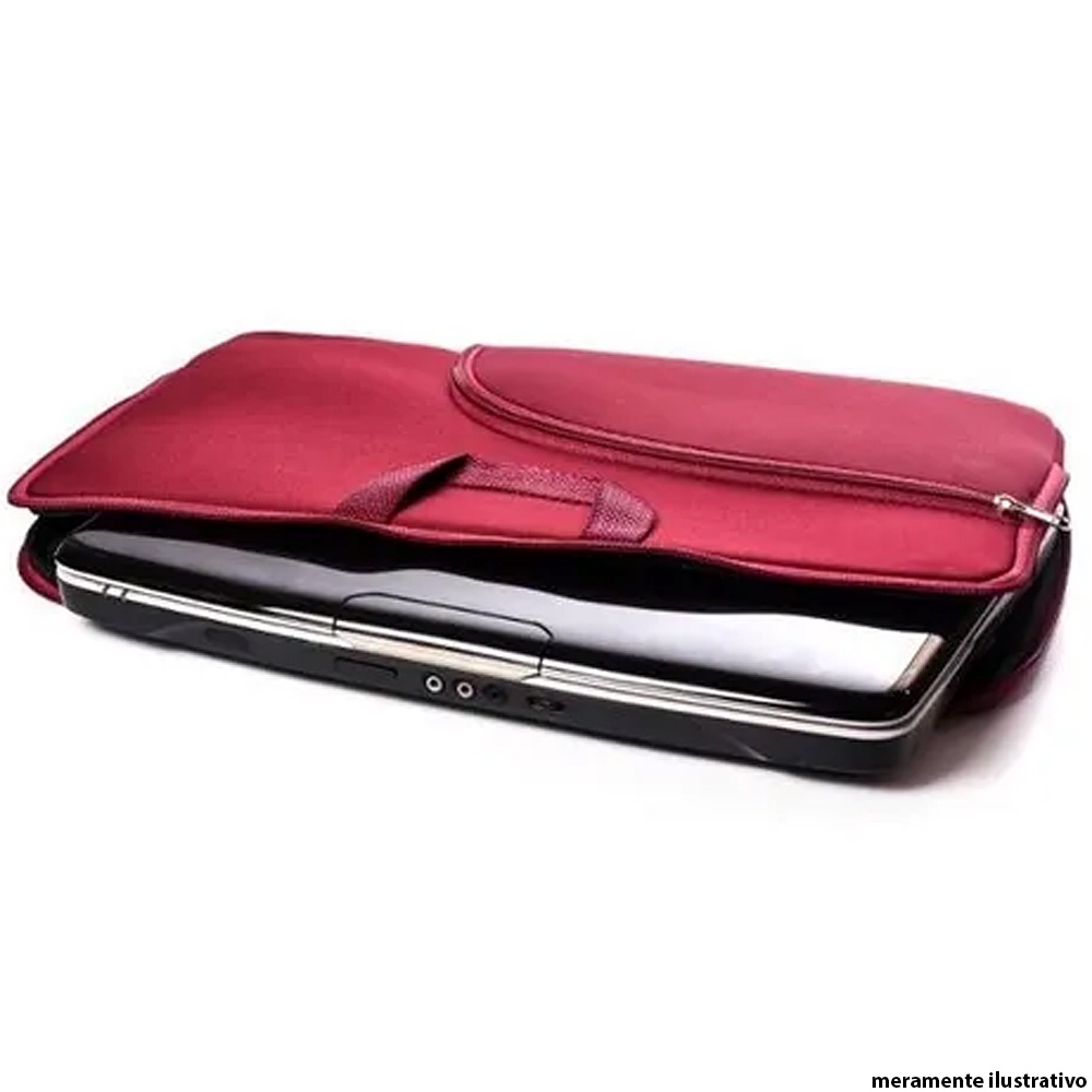 Luva Para Notebook Prime 15.6 Polegadas Com Bolso E Alça De Mão Anti ...