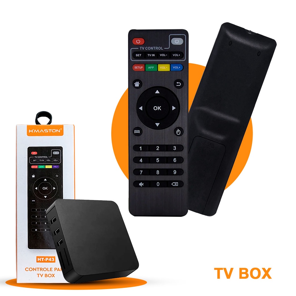 Controle Remoto Tv Box Universal 4k Mx9 Tx3 Tx9 Tx2 Mxq Pro - Escorrega ...