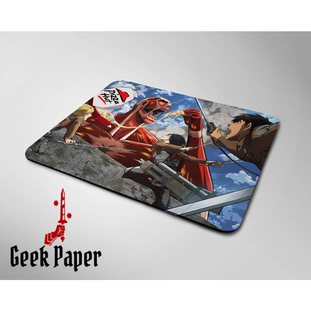 Mouse Pad Coleção AOT Attack on Titan Ataque dos Titãs SNK Shingeki no ...