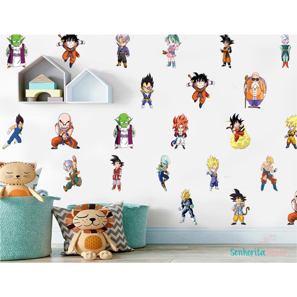 DRAGON BALL - Quadros e Placa Decorativa de Parede para quarto e sala ...