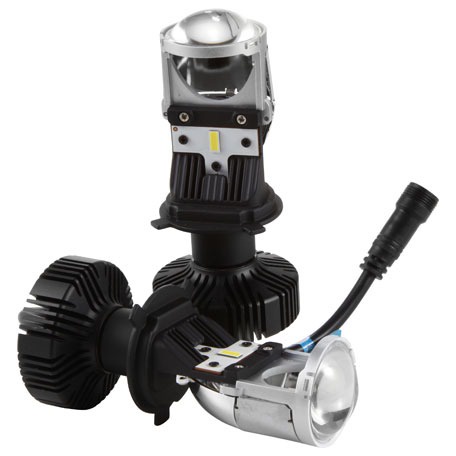 Kit Led H4 Mini Projetor Canhão Eliptico Shocklight Carro | Shopee Brasil