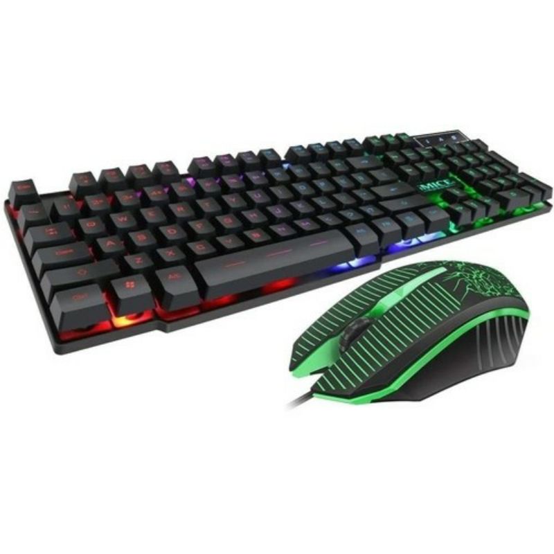 Kit Teclado e Mouse Gamer RGB Led IMice KM-680 | Shopee Brasil