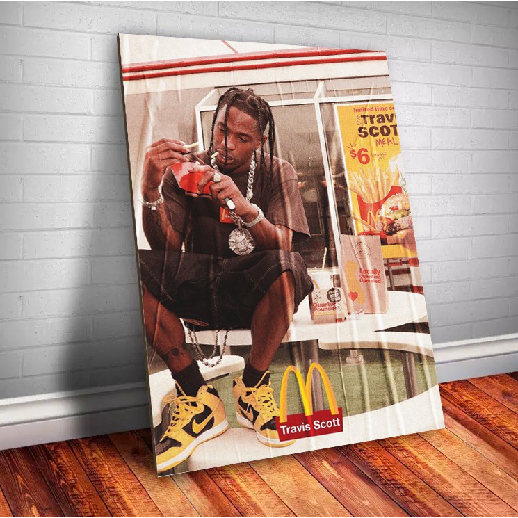 Placa Decorativa Travis Scott em MDF 30x20cm | Shopee Brasil