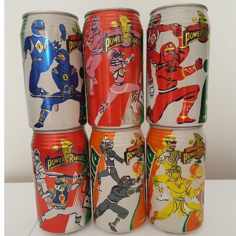 Latas de refrigerante Brahma Power Rangers - Coleção - preço unitário ...