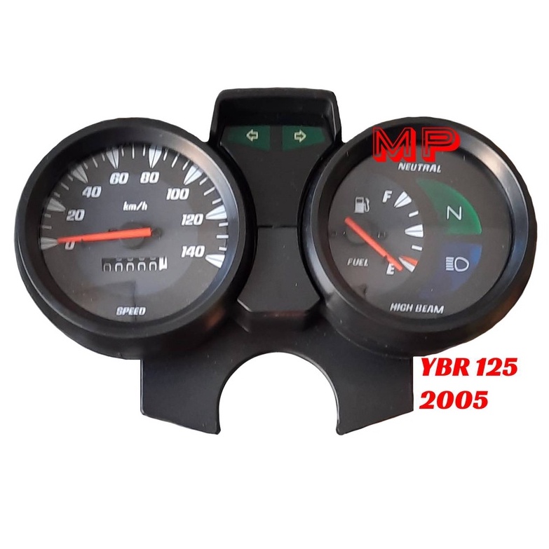 Painel Completo Yamaha Ybr 125 Ano 2005 Fundo Preto Modelo Original | Shopee Brasil