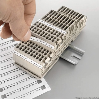 Marcador Dekafix 5 Fw 1-50 Branco Weidmuller Conexel | Shopee Brasil