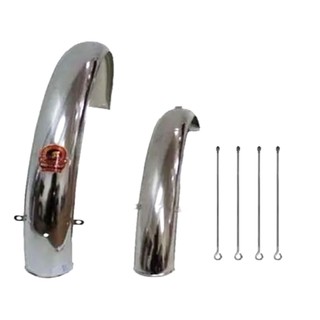 Paralama Cromado P/Bicicleta Antiga Aro 26 e 28 Phillips, Hercólis, Goricke e Monark década de ...