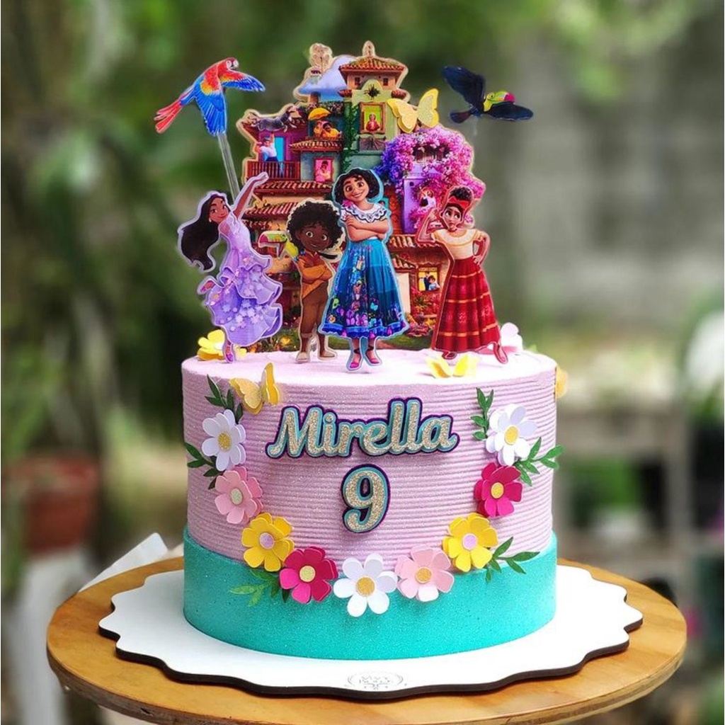 Topo de Bolo Encanto - Personalizado Luxo | Shopee Brasil