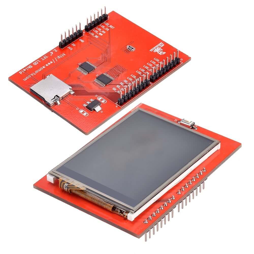 Display Tft 2.4 - Shield - Touch Screen - Colorido Para Arduino ...