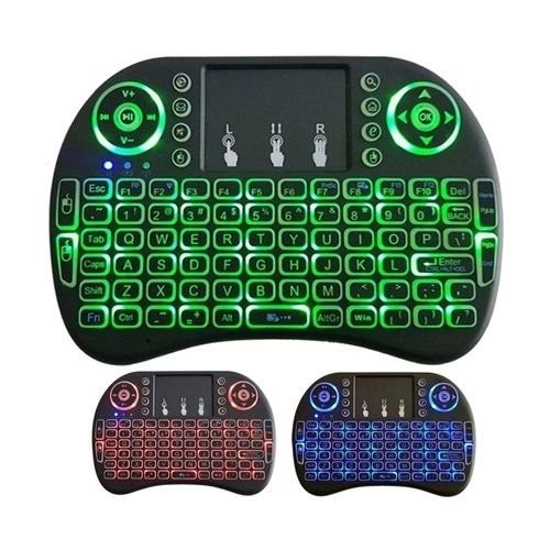 Mini Teclado Bluetooth Usb Com Led Touchpad QWERTY | Shopee Brasil