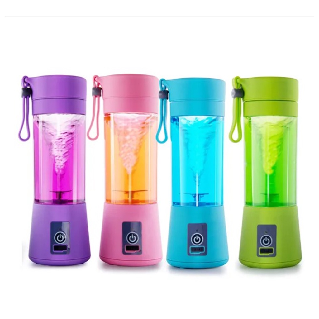 Mini Liquidificador Portátil Shake Mixer Lâminas Usb 380ml Juice Cup ...