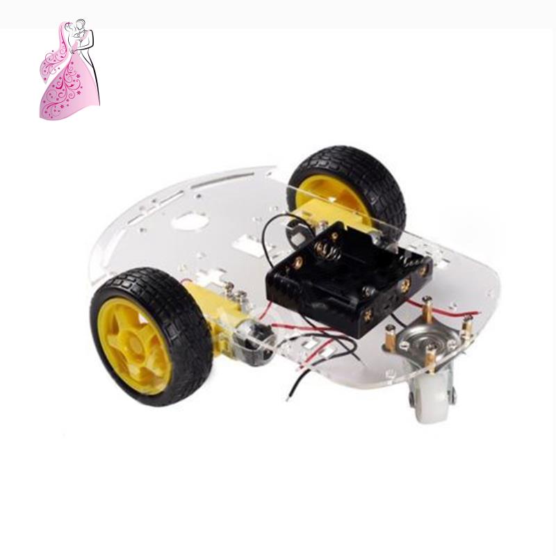 2WD Motor Inteligente Robô Carro Kit Chassis Velocidade Codificador De ...