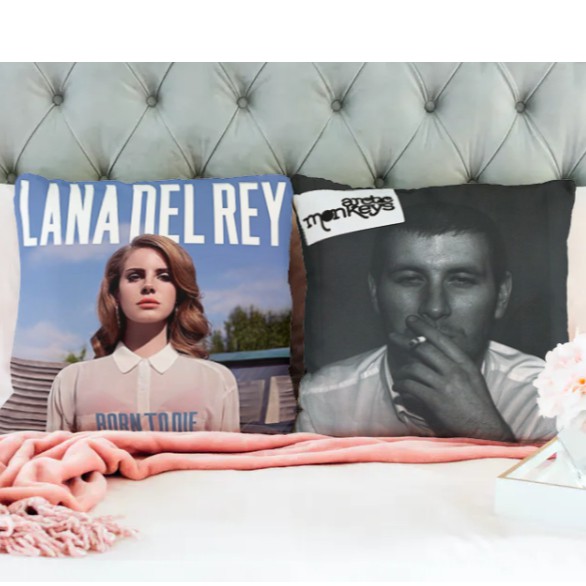 Lana Del Rey Ou Arctic Monkeys- Almofada 30x30 Com Enchimento | Shopee ...