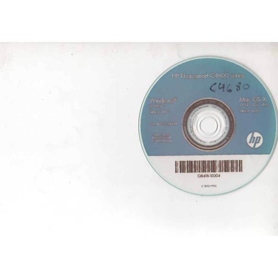 Cd De Instalacao Da Impressora Hp Photosmart C4600-c4680 001 | Shopee Brasil