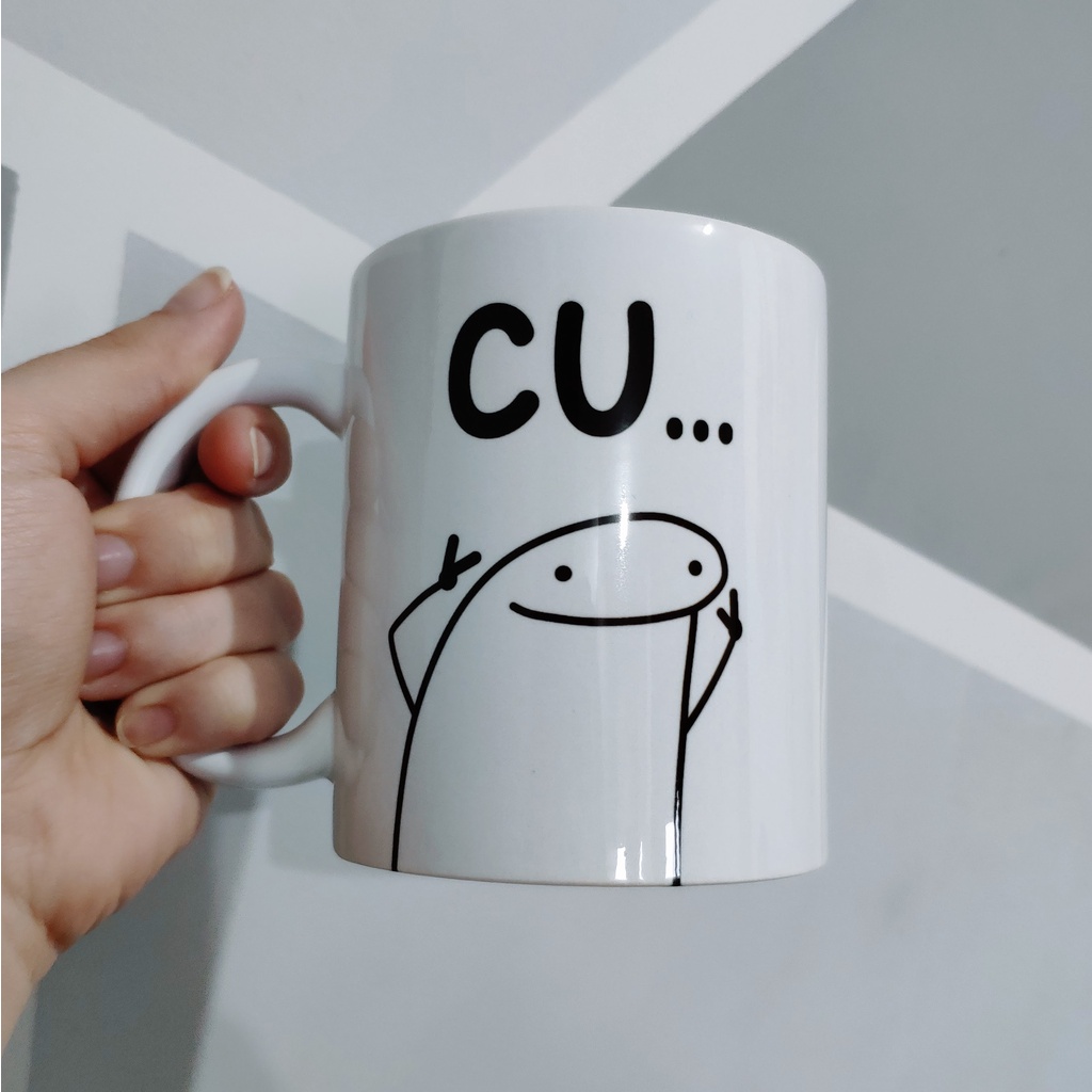 Caneca Mágica com colher Personalizada Flork Cunhada - Escorrega o Preço
