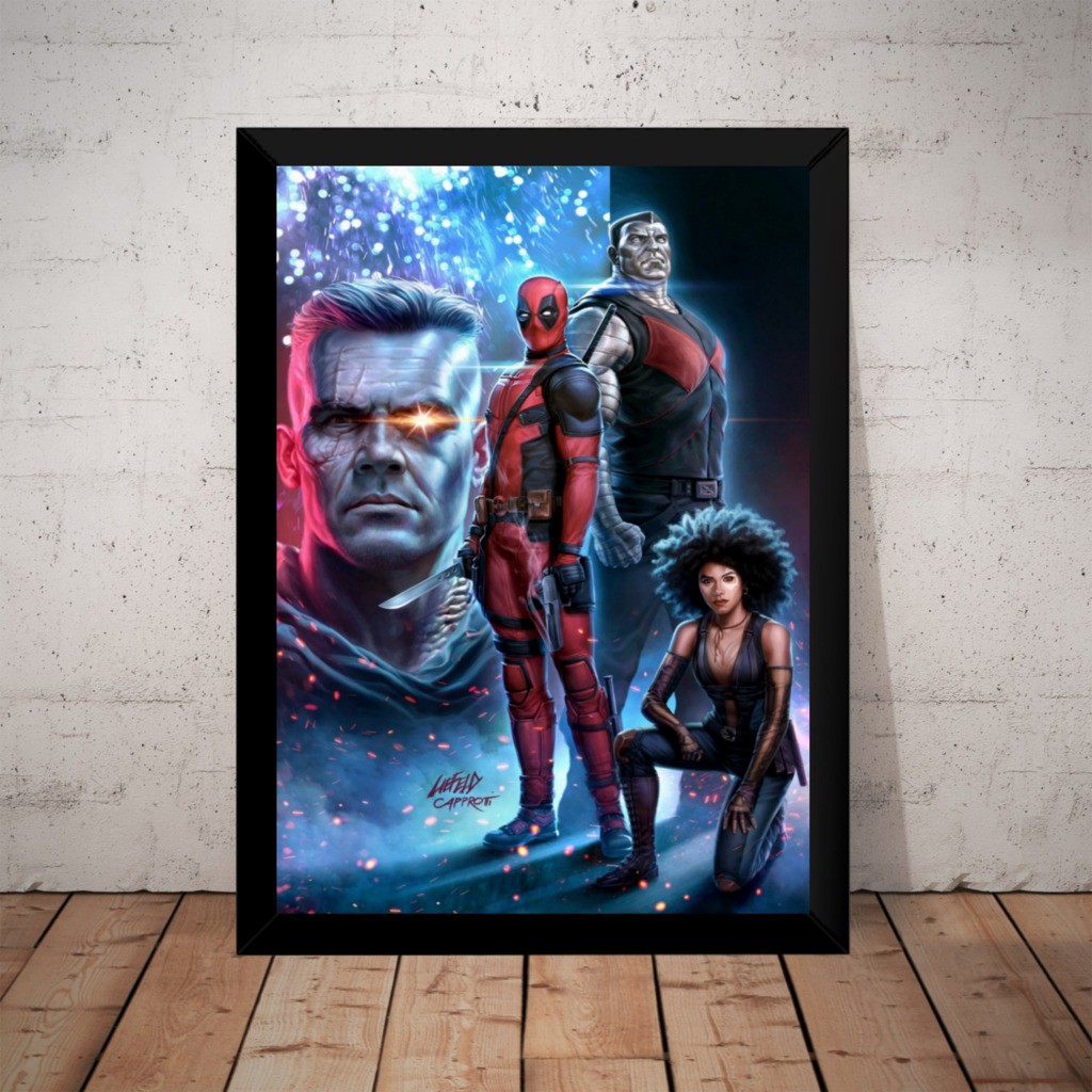Quadro Poster Cable & Deadpool 2 Filme Arte Hq Comic Geek | Shopee Brasil
