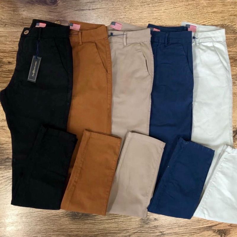 Calça Sarja Masculina Sport Fino Slim Fit C Elastano Polo Ralph