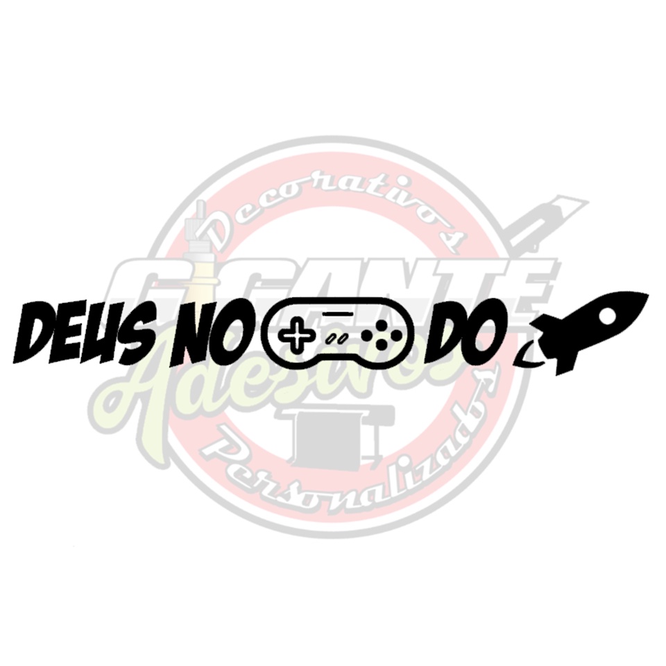 Adesivo Carro Moto Deus no Controle do Foguete | Shopee Brasil