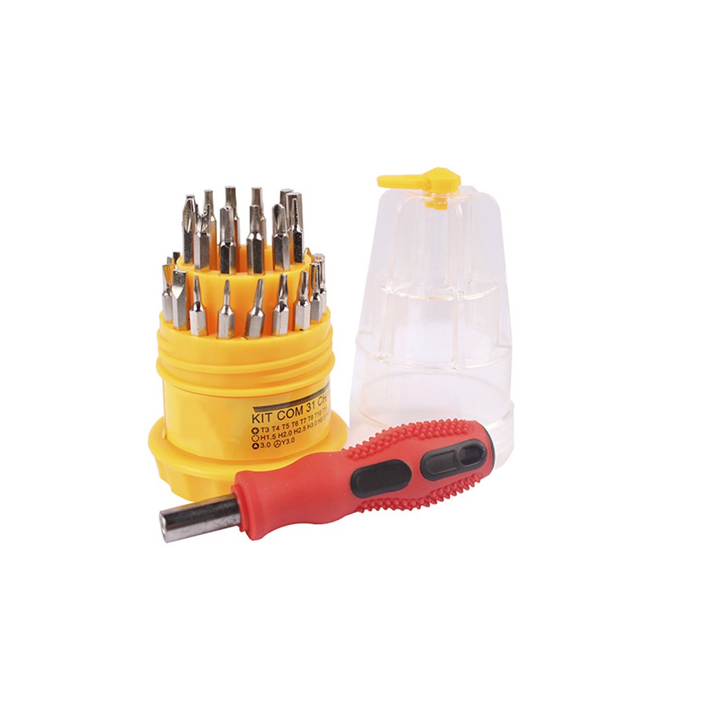 Jogo Kit Chaves Precisão 31 Peças Fenda Torx Alen Philips Y Jogo de ...