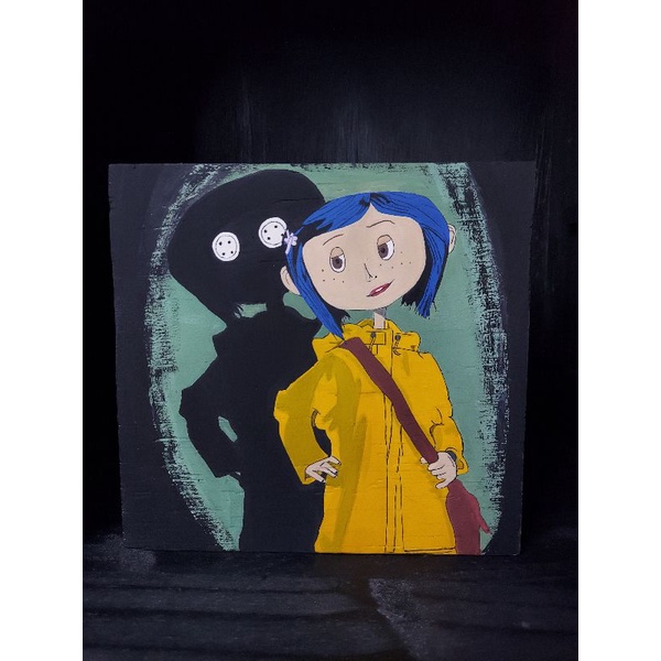 Quadro De Madeira Coraline Shopee Brasil