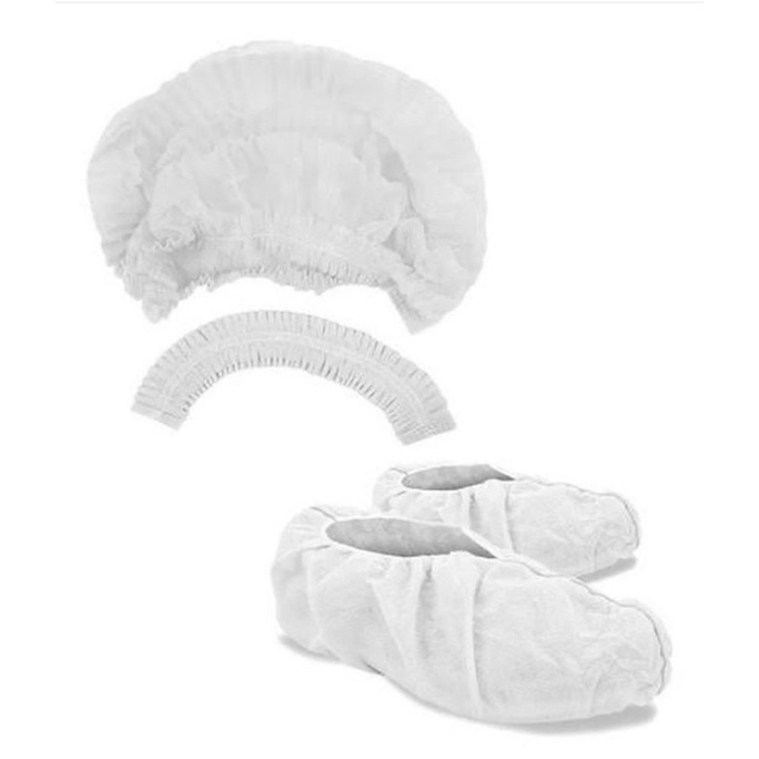 Kit - Touca Descartavel + Propes (100und cada) | Shopee Brasil