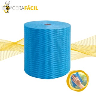 Pano Multiuso Mr. Plus Econômico Azul 28cmx240m Talge | Shopee Brasil