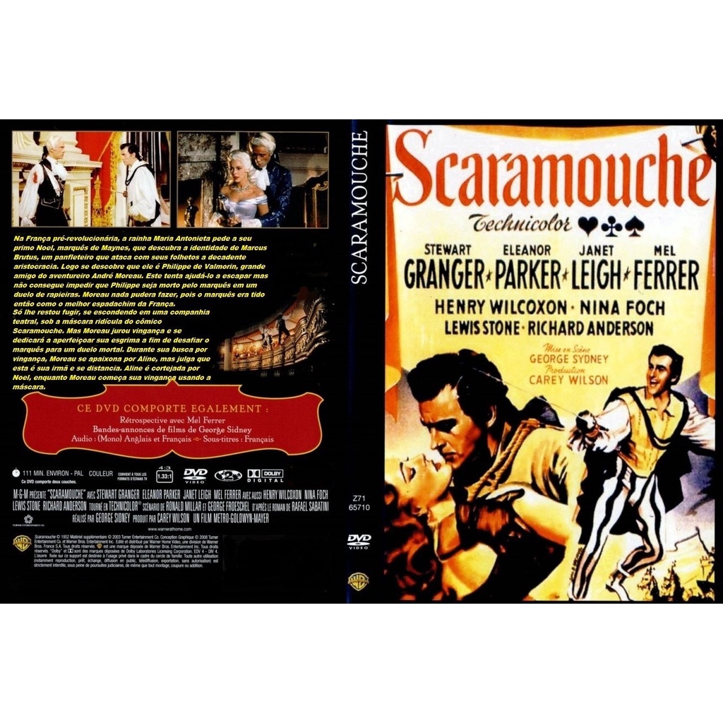 Filme Scaramouche-1952-legendado-color | Shopee Brasil