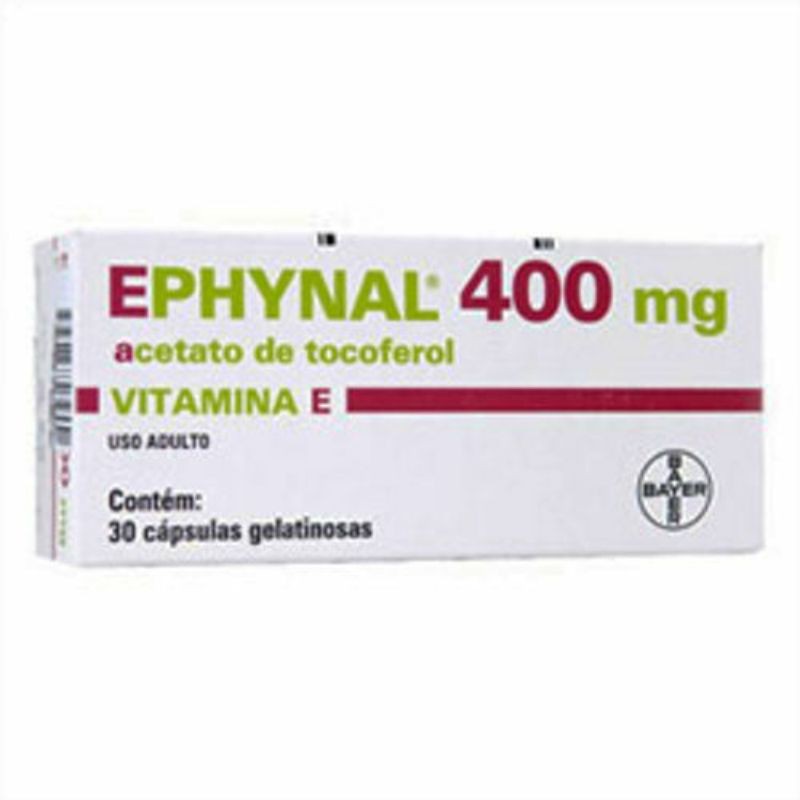 Vitamina E Ephynal 400mg 30 Cápsulas | Shopee Brasil