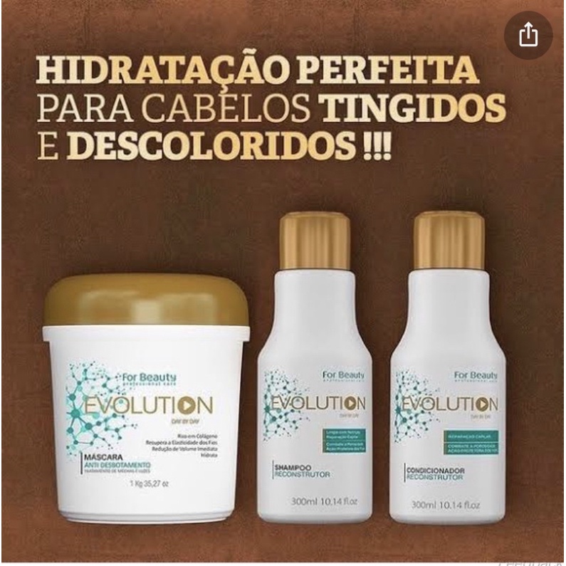 kit tratamento evolution | Shopee Brasil