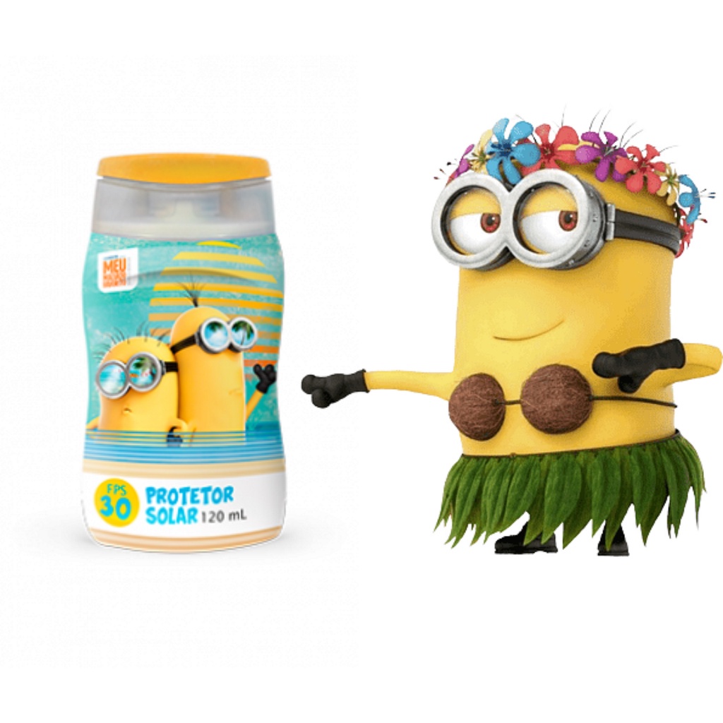 Protetor Solar Infantil Minions Fps 30 Solar Gold 120ml | Shopee Brasil
