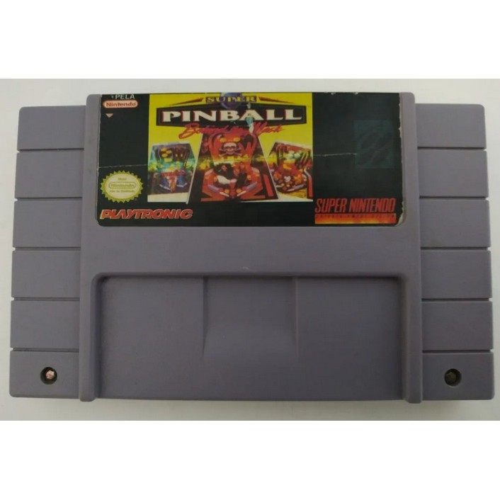 Super Pinball Behind The Mask Original Super Nintendo Snes | Shopee Brasil