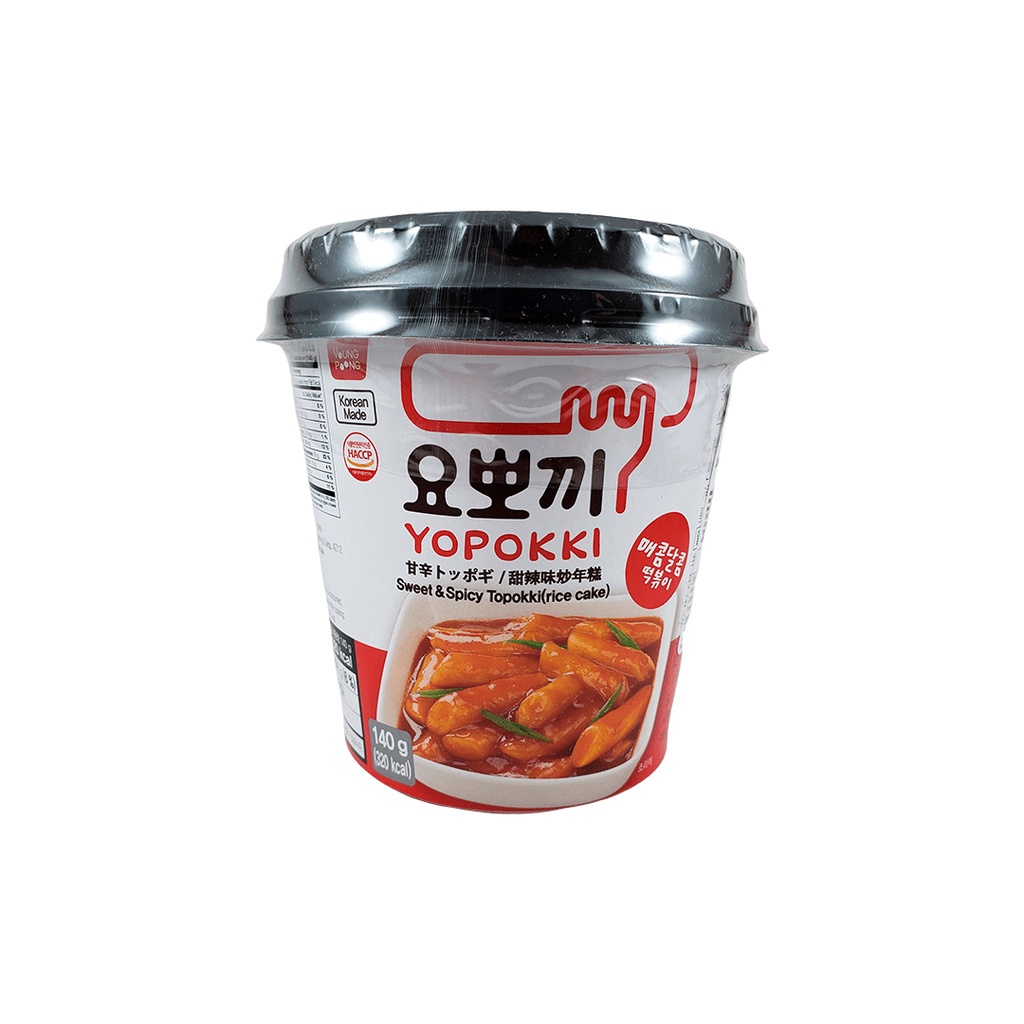 Topokki Yopokki Original Adocicado Sweet & Spicy Young Poong Copo 140g ... Topokki Yopokki Original Adocicado Sweet & Spicy Young Poong Copo 140g ...