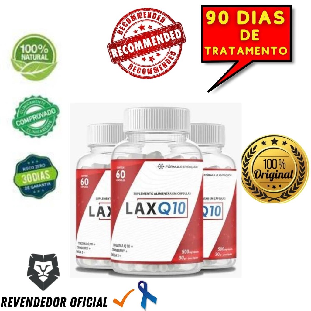 Kit 3 un Lax Q10 - 60 Capsulas | Shopee Brasil