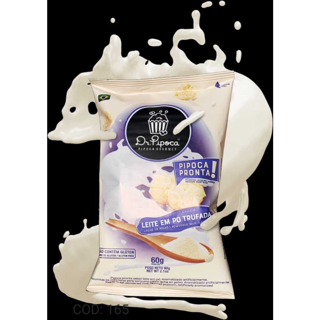 Pipoca Pronta Gourmet Dr.Pipoca 60g | Shopee Brasil