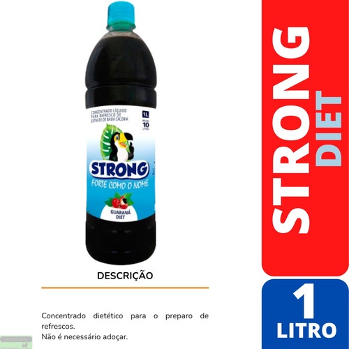 Xarope de Guaraná Concentrado Strong/T - Sango Zero Açúcar Kit com 2 ...