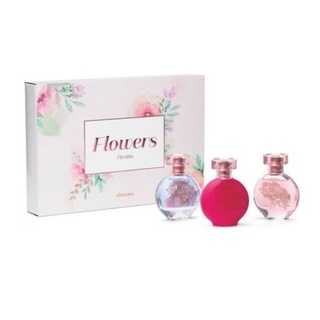 Kit Feminino Flowers linha Floratta Boticario | Combo 3 perfumes ...