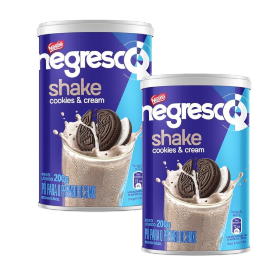 Kit Achocolatado Shake Nestle Negresco 400g | Shopee Brasil