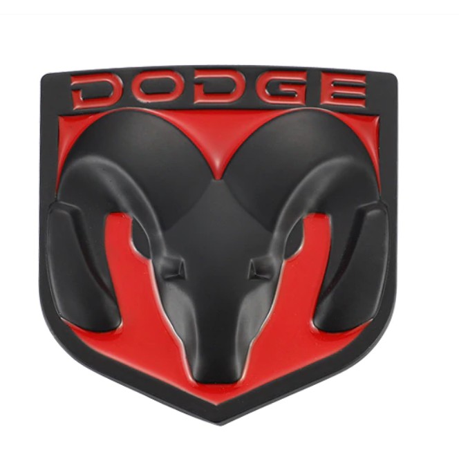 Emblema Dodge Ram Carneiro Acessorio Traseira Preto Vermelho Prata 8 ...