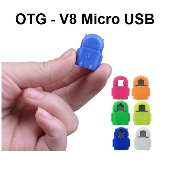 OTG Adaptador Micro Usb V8 Android Robo Celular Tablet | Shopee Brasil