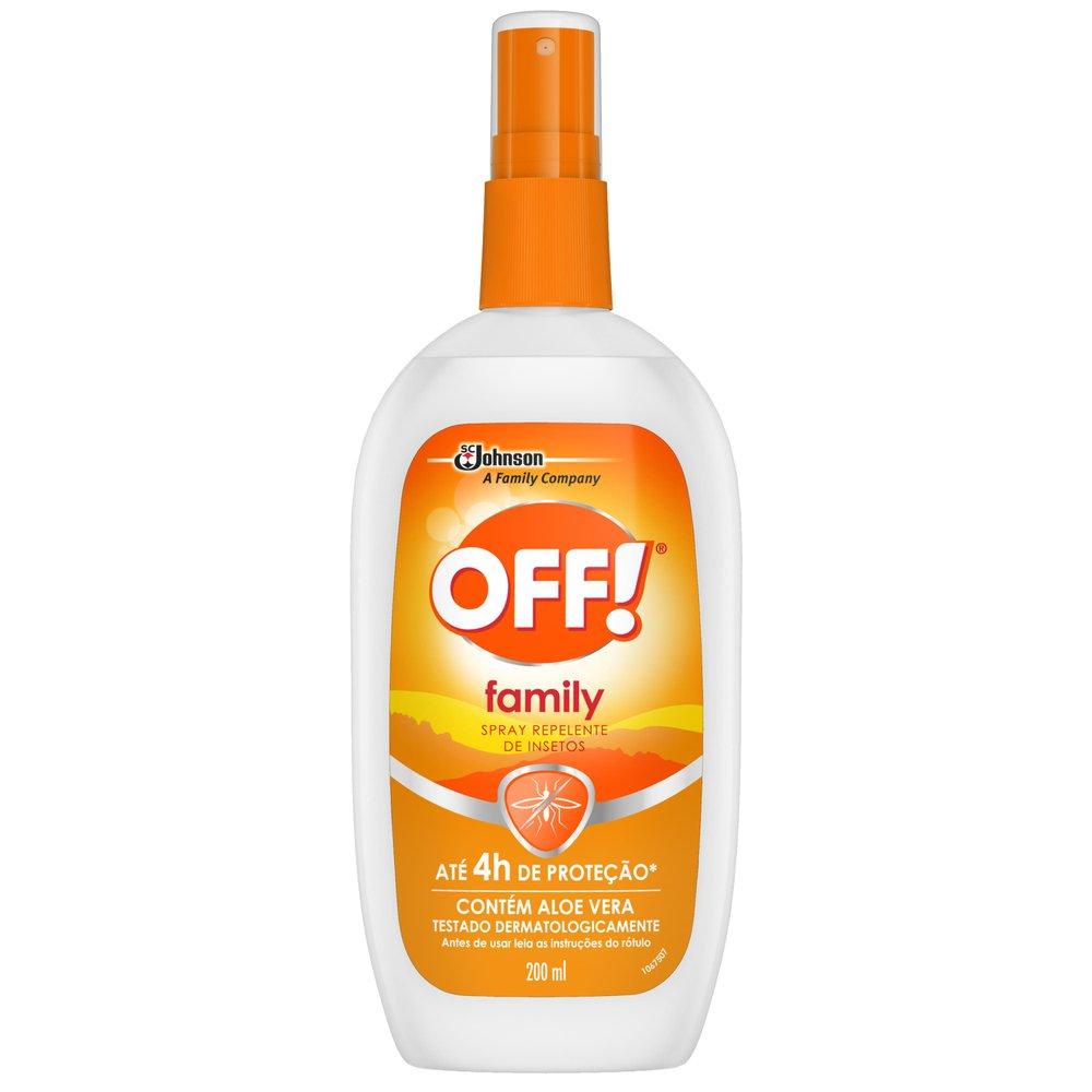 Repelente de Insetos Off! Spray Family 200ml | Shopee Brasil