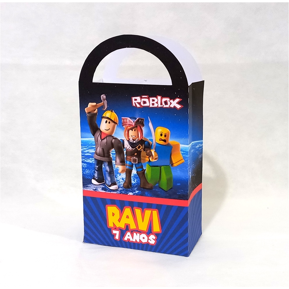 Sacola Roblox Personalizada Lembrancinha para Aniversário | Shopee Brasil