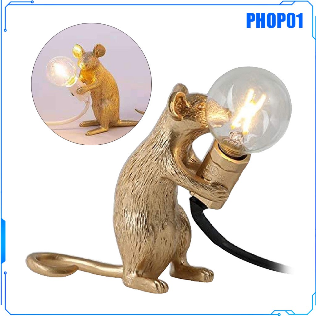 Luminária De Mesa Para Lateral Com Plugue Em Formato De Rato ...