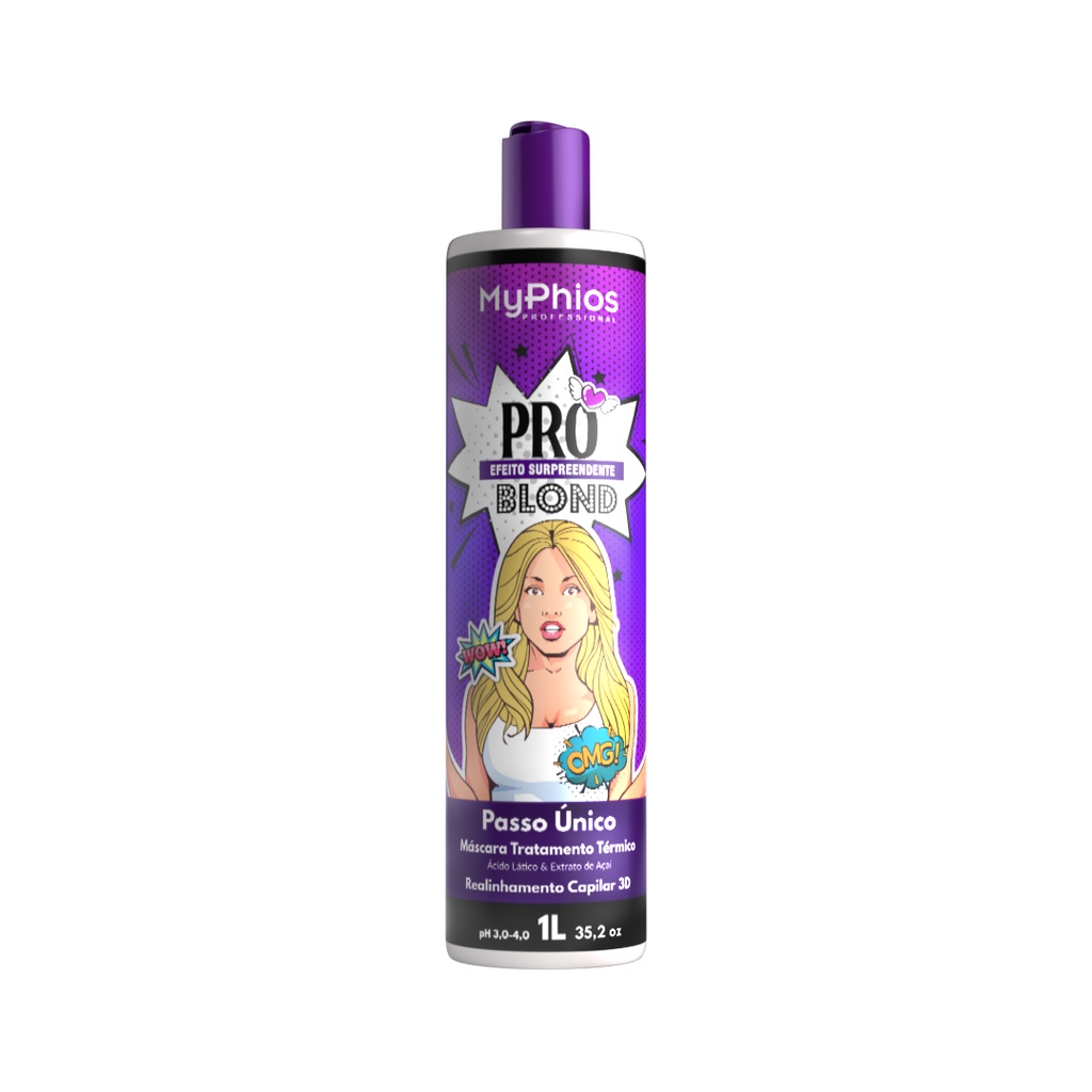 Progressiva Proliss Blond Sem Formol Myphios 1 Litro | Shopee Brasil
