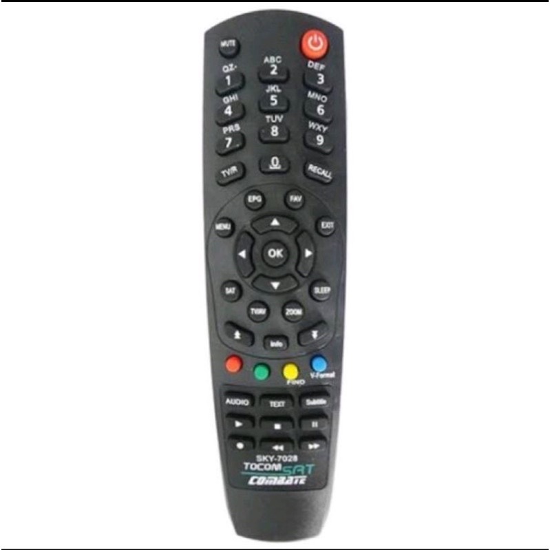 Controle Remoto Receptor Tocomsat Combate - 7028 Tocom sat | Shopee Brasil