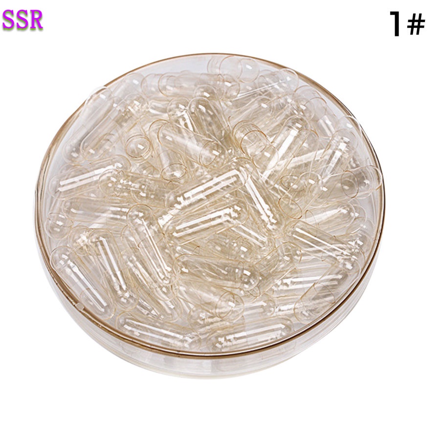Fero SSR-1000 Pcs 1 # Vazio Cápsula De Gelatina Vazia Dura Clara Gel ...
