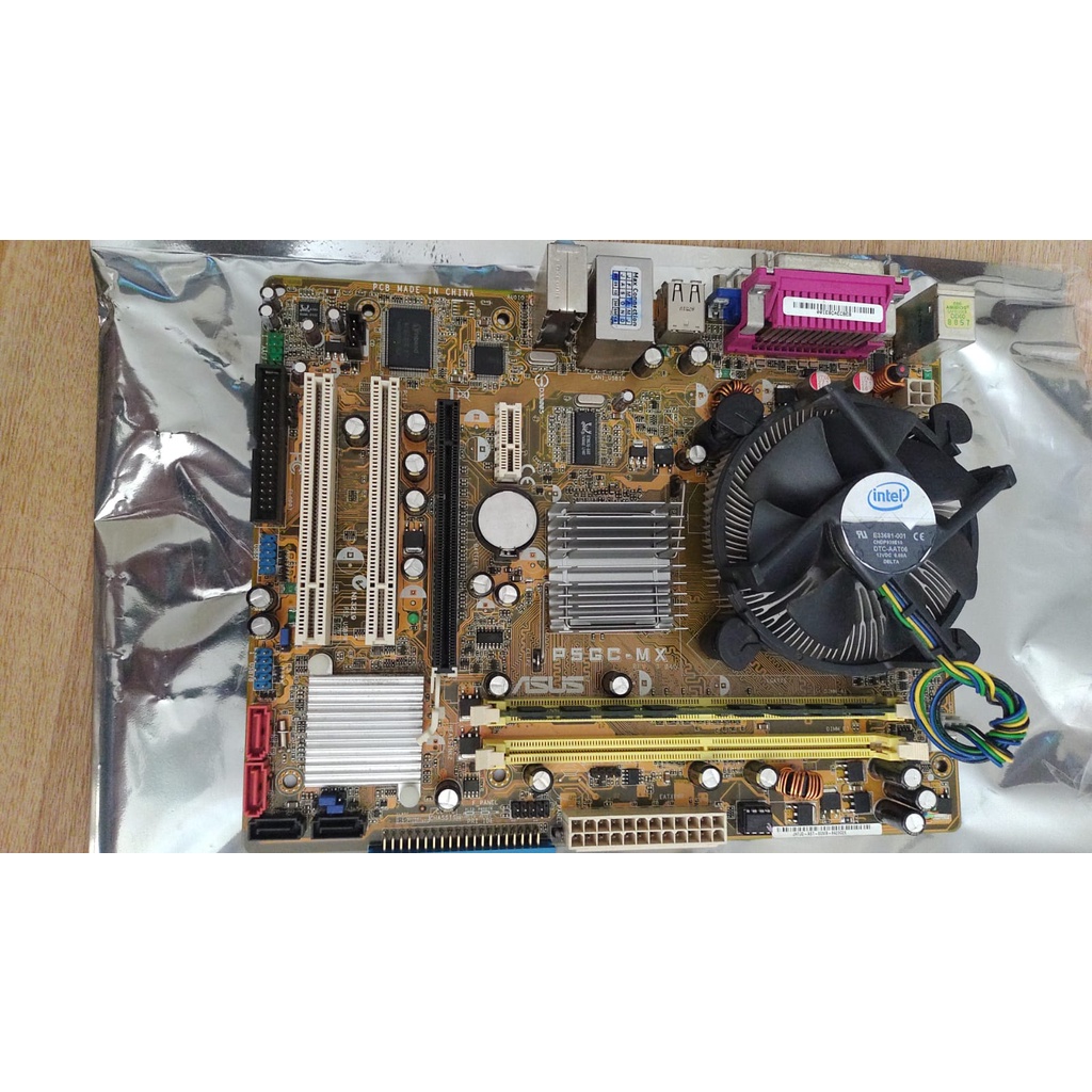 Kit Placa Mãe Asus P5GC - MX + Pentium dial core 2140 1.60 mhz memoria 2 gb 800 ghz | Shopee Brasil