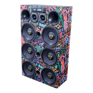 Caixa Trio Bob Residencial Ativa Som Paredão Woofer 10 Medio Grave Pancadão | Shopee Brasil
