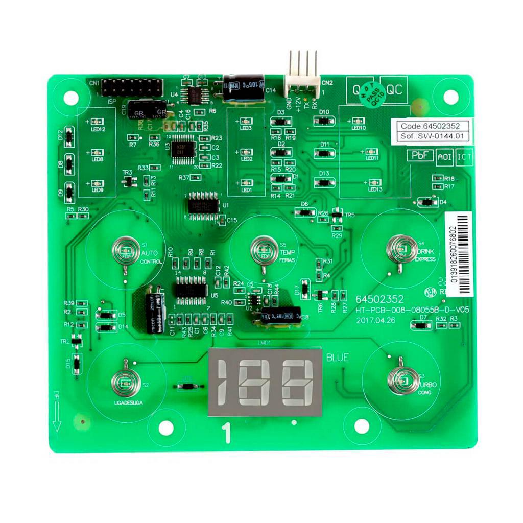 Placa Interface Refrigerador Electrolux DF80 DF80X DW51X DWX51 DWN51 DFW51 - 64502352 | Shopee ...