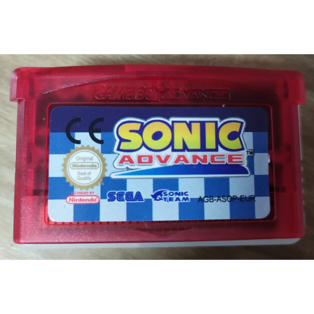 Sonic Advance Cartucho de Game Boy Advance | Shopee Brasil