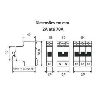 Disjuntor Trifasico 3p 10a C 3ka Din Curva C Articulada Sdd63c10 Steck | Shopee Brasil
